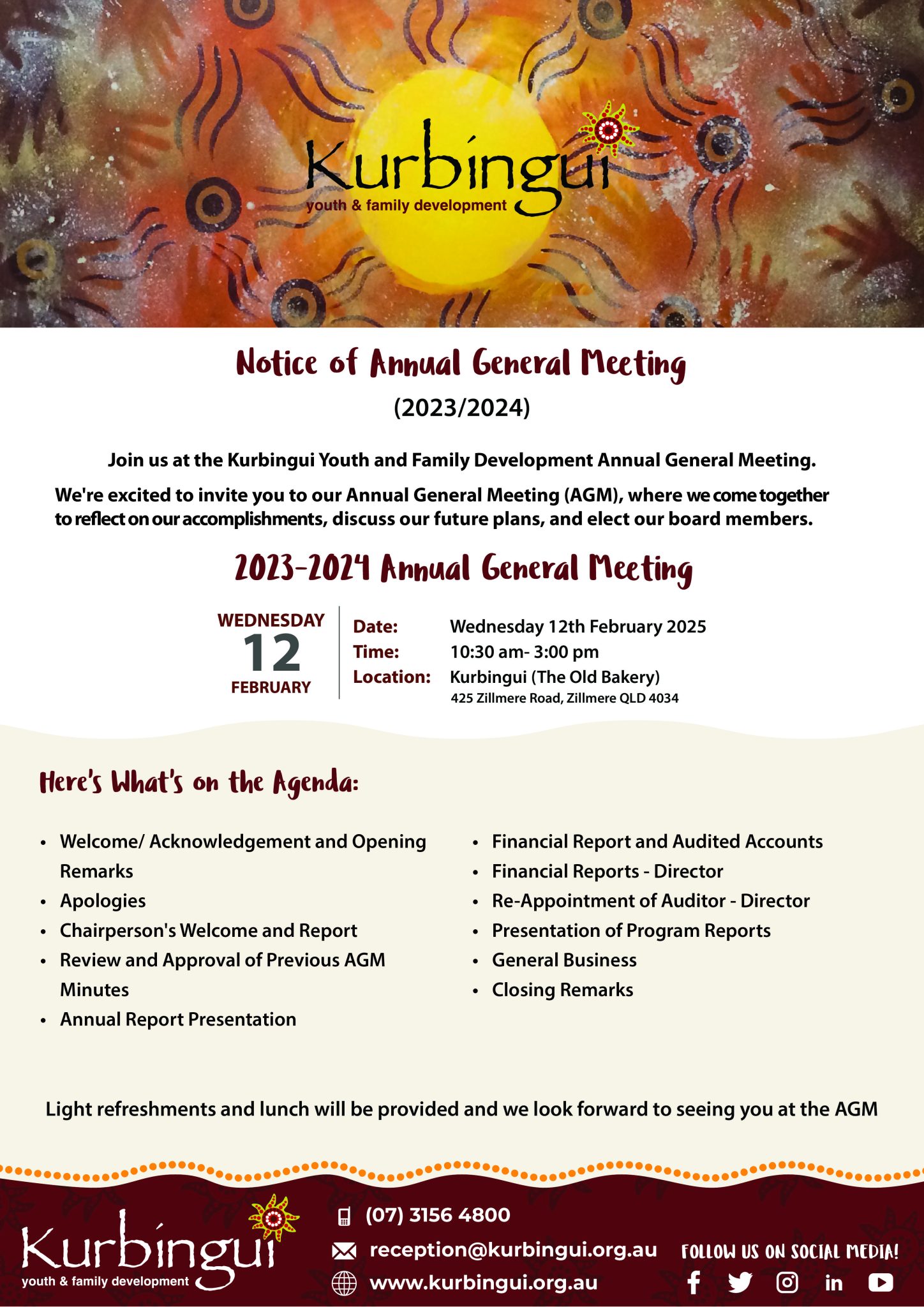 Notice of Kurbingui AGM (2023-2024) – Kurbingui Youth & Family Development